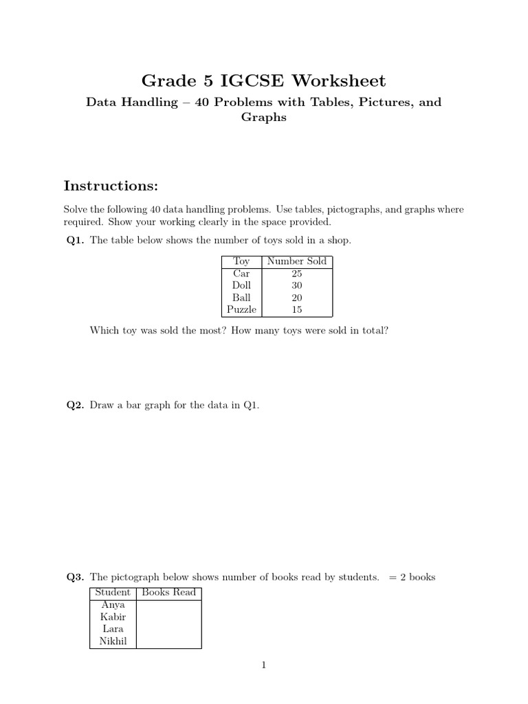 Worksheet Template Multi Use | PDF