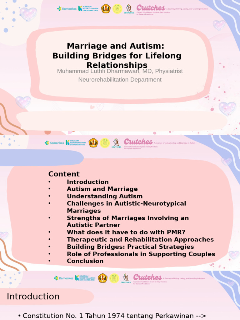 Autism and Marriage: Building Bridges | PDF | Autism | Behavioural Sciences