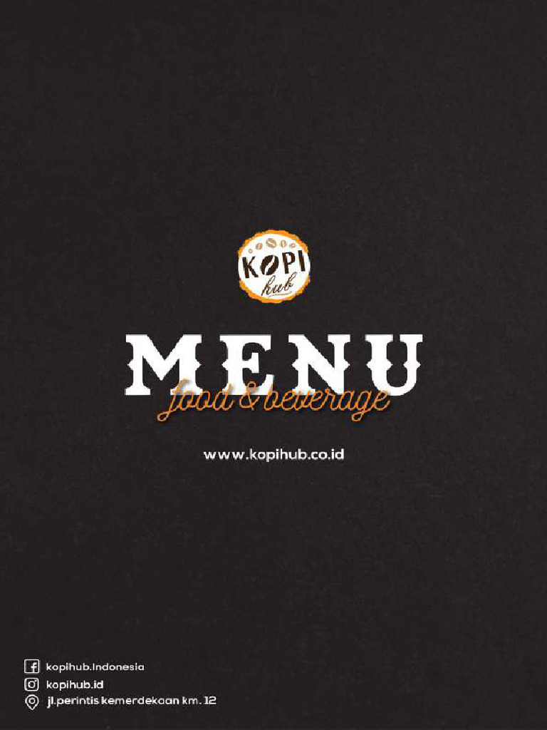 MENU KOPI HUB Update120922 HD - Compressed | PDF