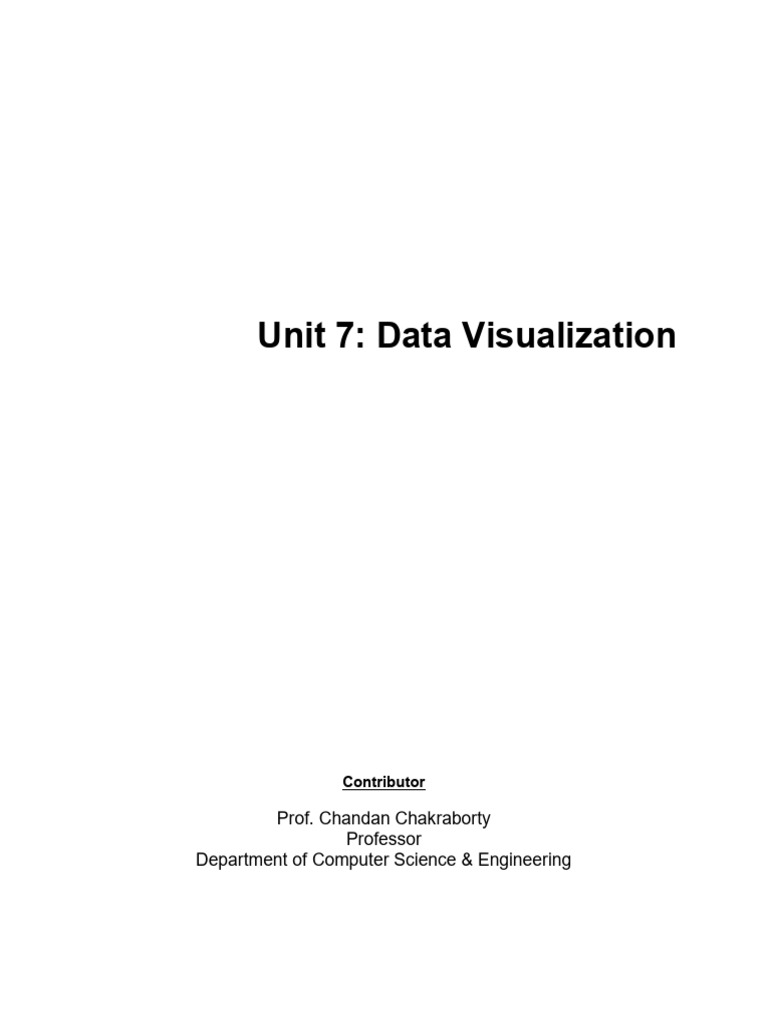 Unit 7 Data Visualization | PDF | Color | Cluster Analysis
