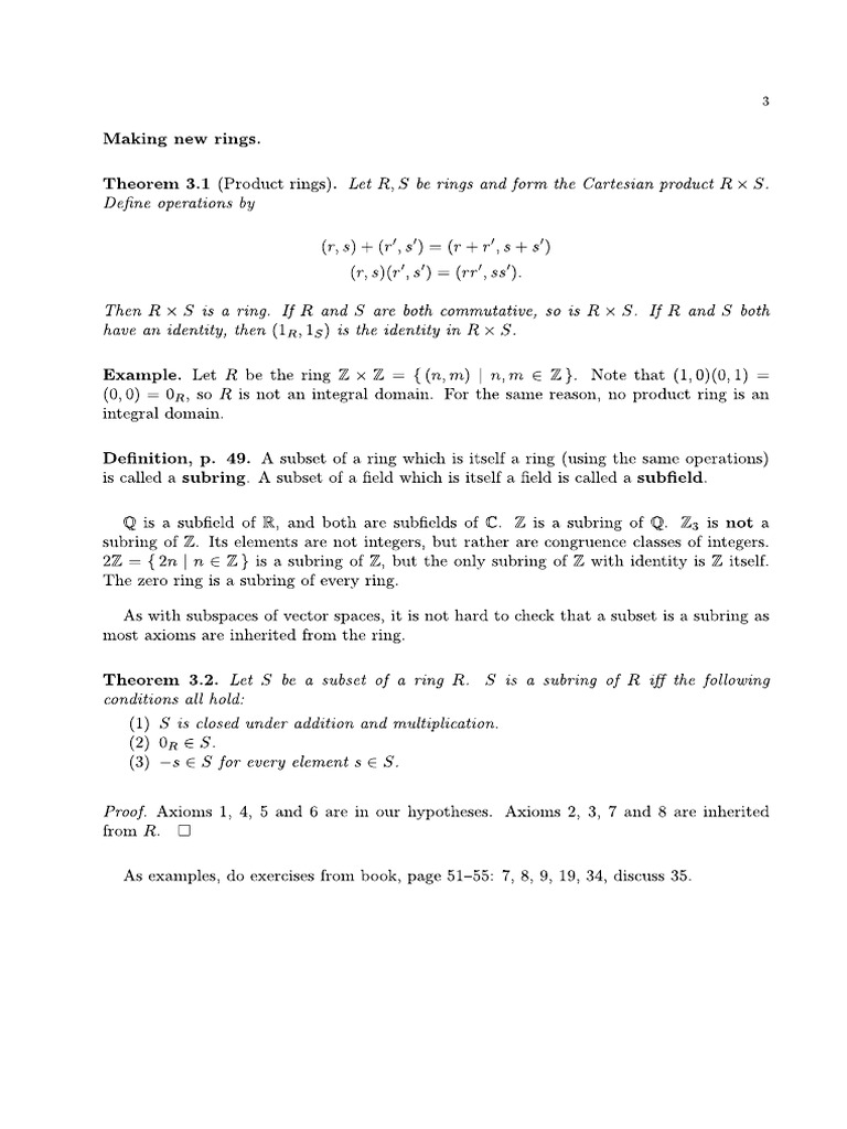 Ring Form | PDF