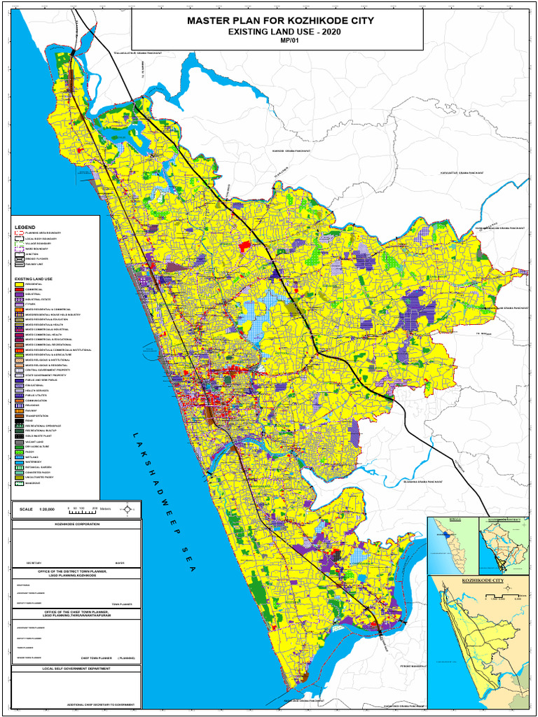 Kozhikode - Existing Landuse Map | PDF