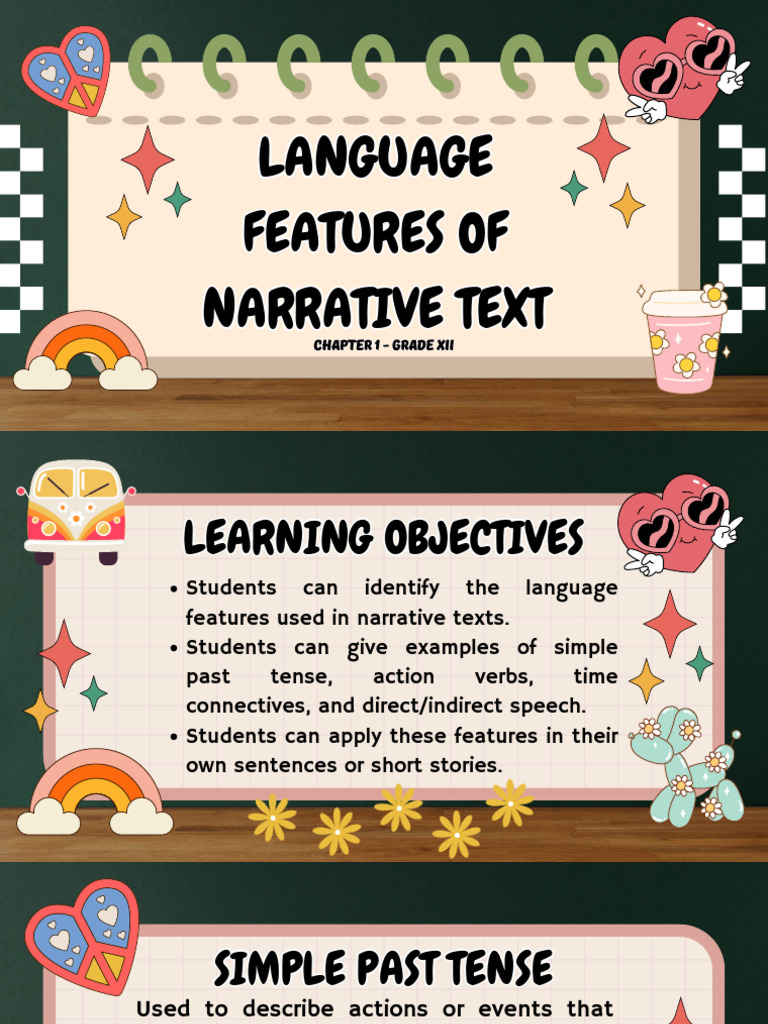 Language Features in Narrative Text | PDF