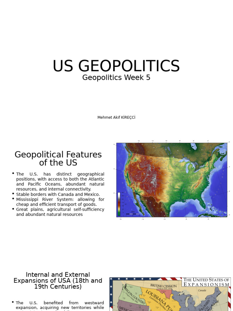 US Geopolitics: Key Features & Challenges | PDF | Geopolitics | The ...
