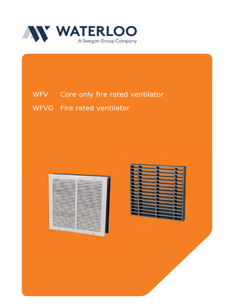Fire Rated Transfer Grilles Overview | PDF | Mechanical Engineering ...