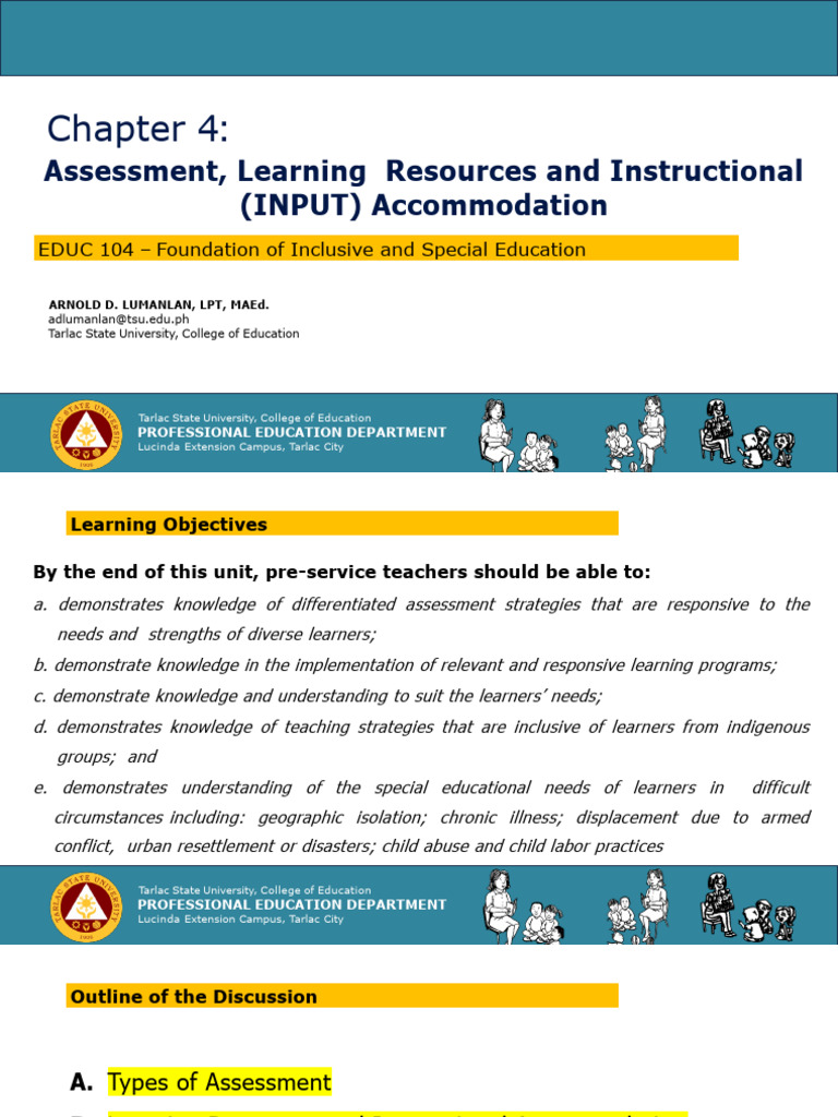 Assessment and Accommodations for Disabilities | PDF | Special ...
