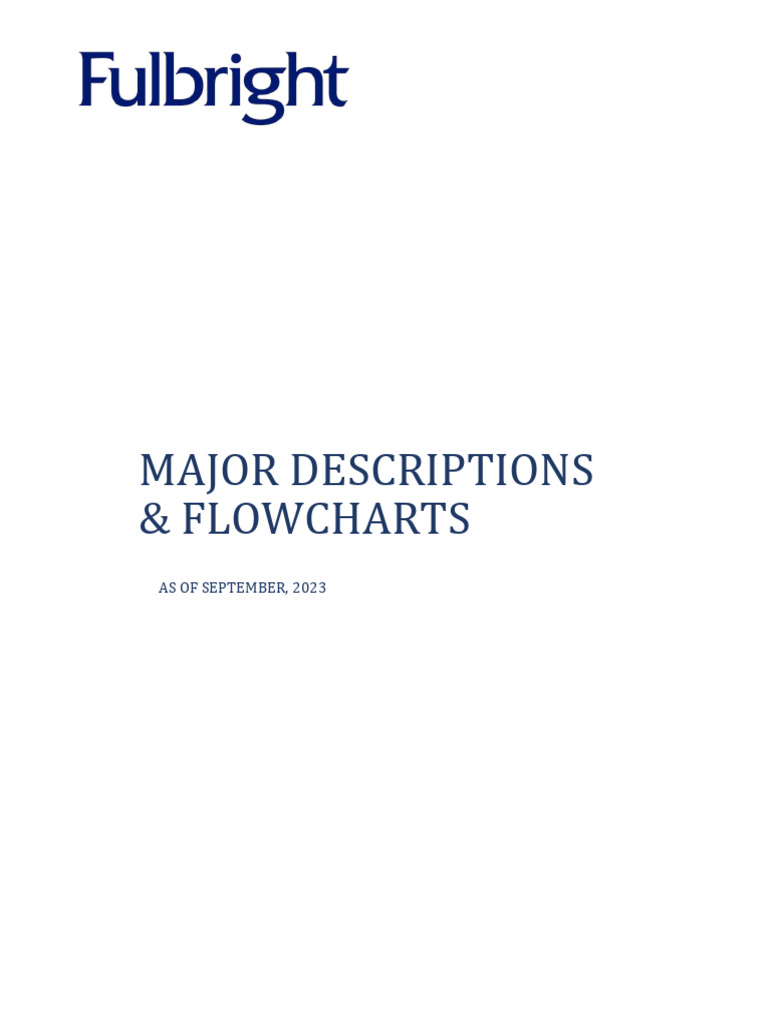 Major Descriptions and Flowcharts Official Version | PDF | Computer ...