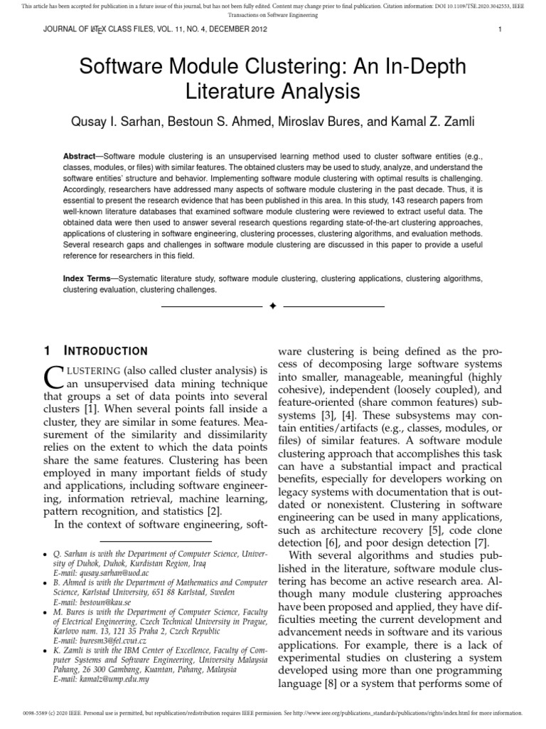 09282200 | PDF | Cluster Analysis | Software