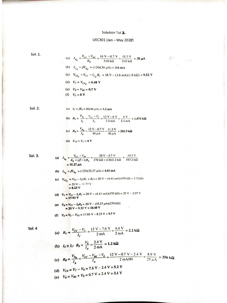 Solution Tutorial 02 | PDF
