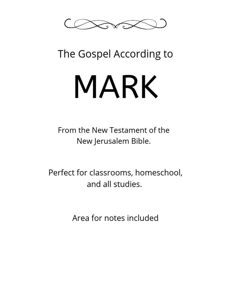 The Gospel of Mark: Key Teachings | PDF | John The Baptist | Jesus