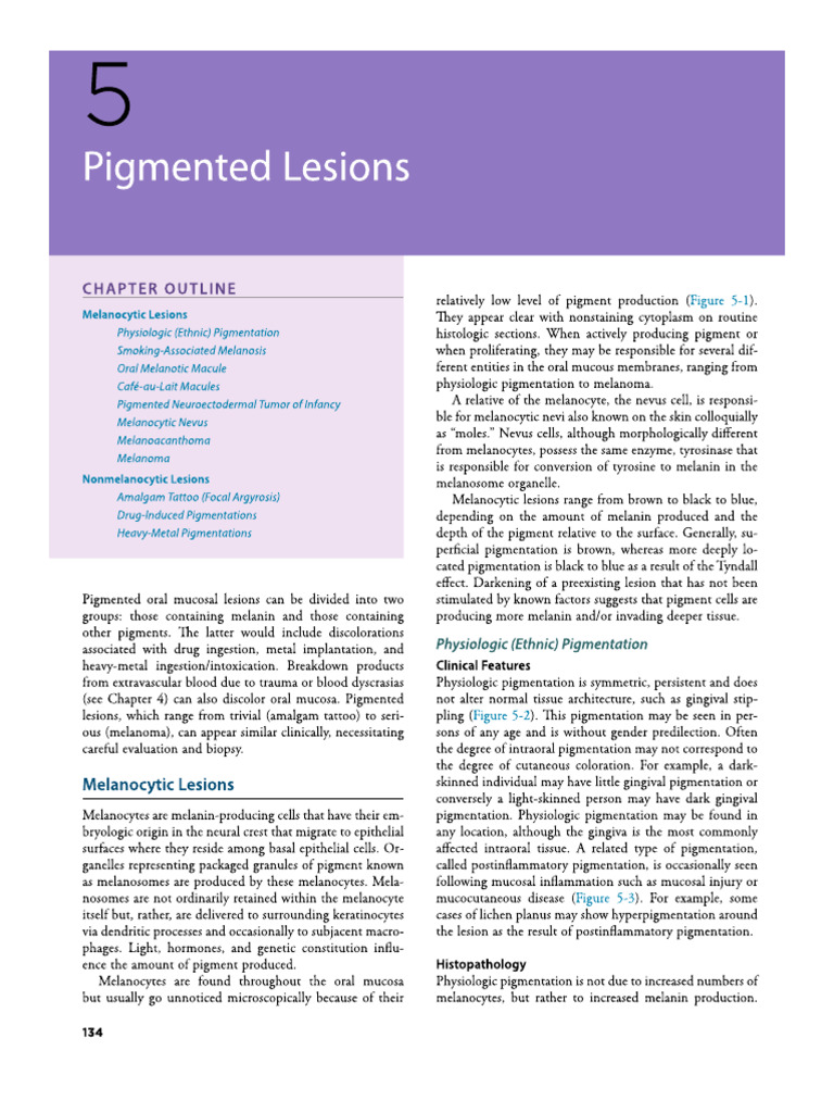 Pigmented Lesions | PDF