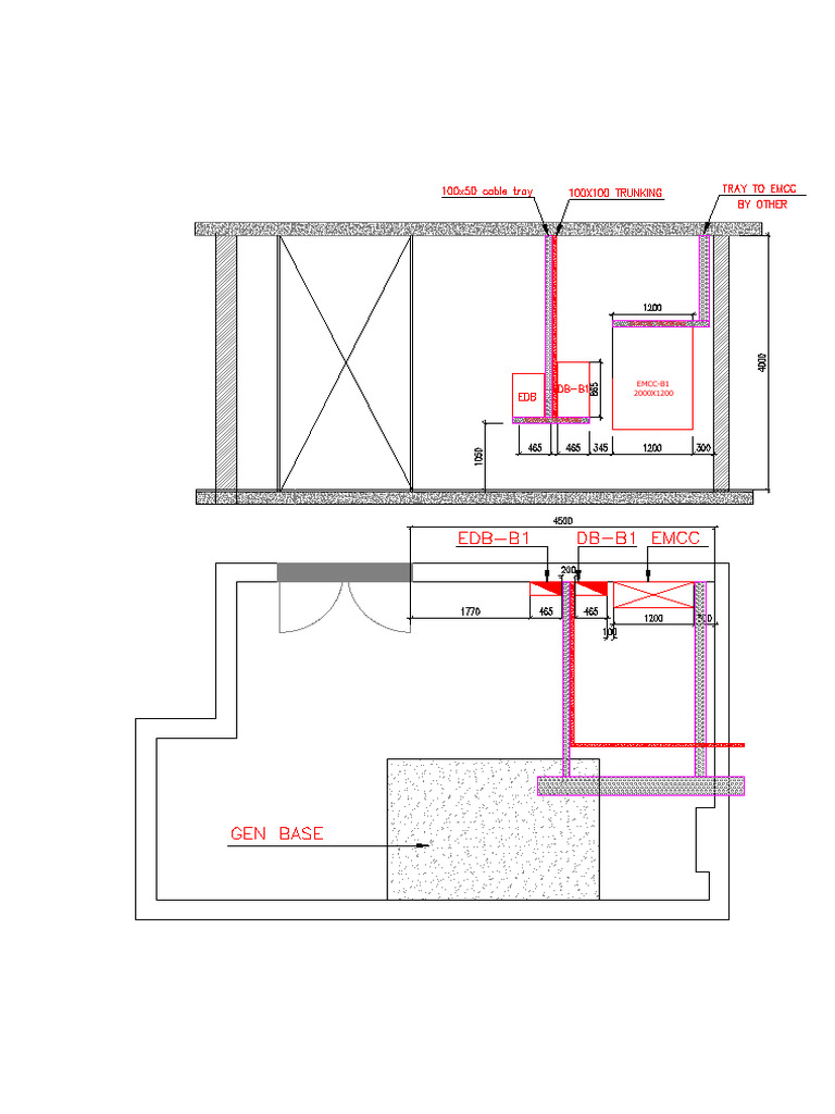 Ele Room Details B1-Gen Room-Model | PDF