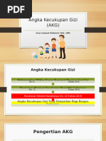 2023 Angka Kecukupan Gizi (AKG) | PDF
