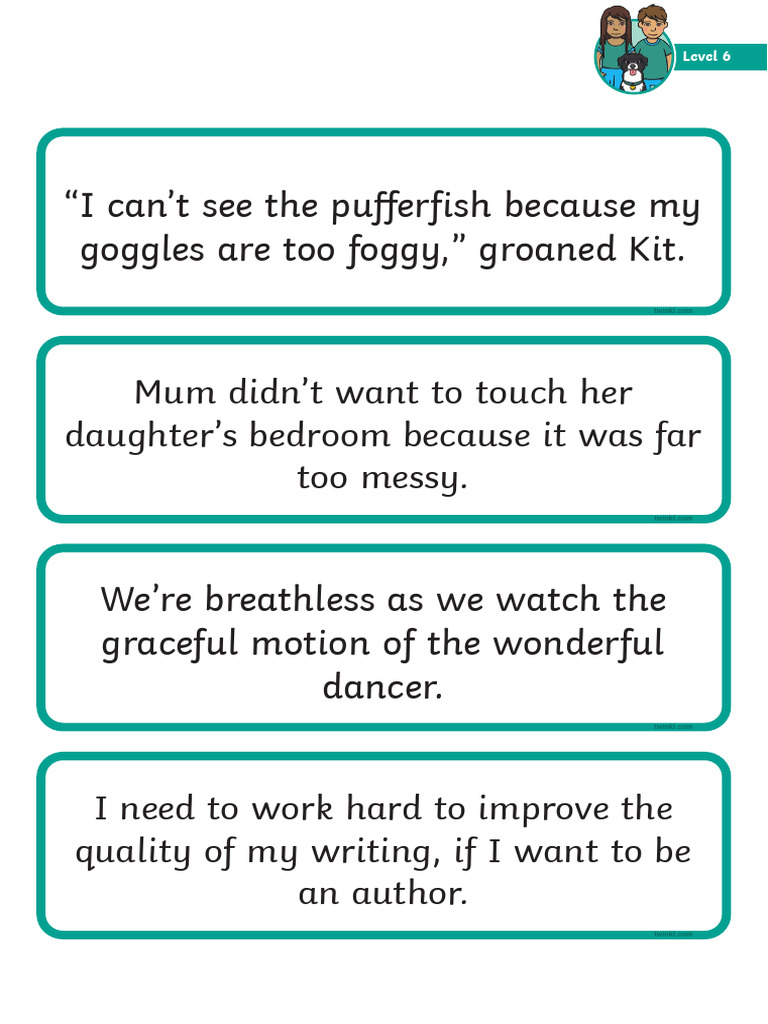 Level 6 Phonics Dictation Sentences Weeks 21-30 | PDF