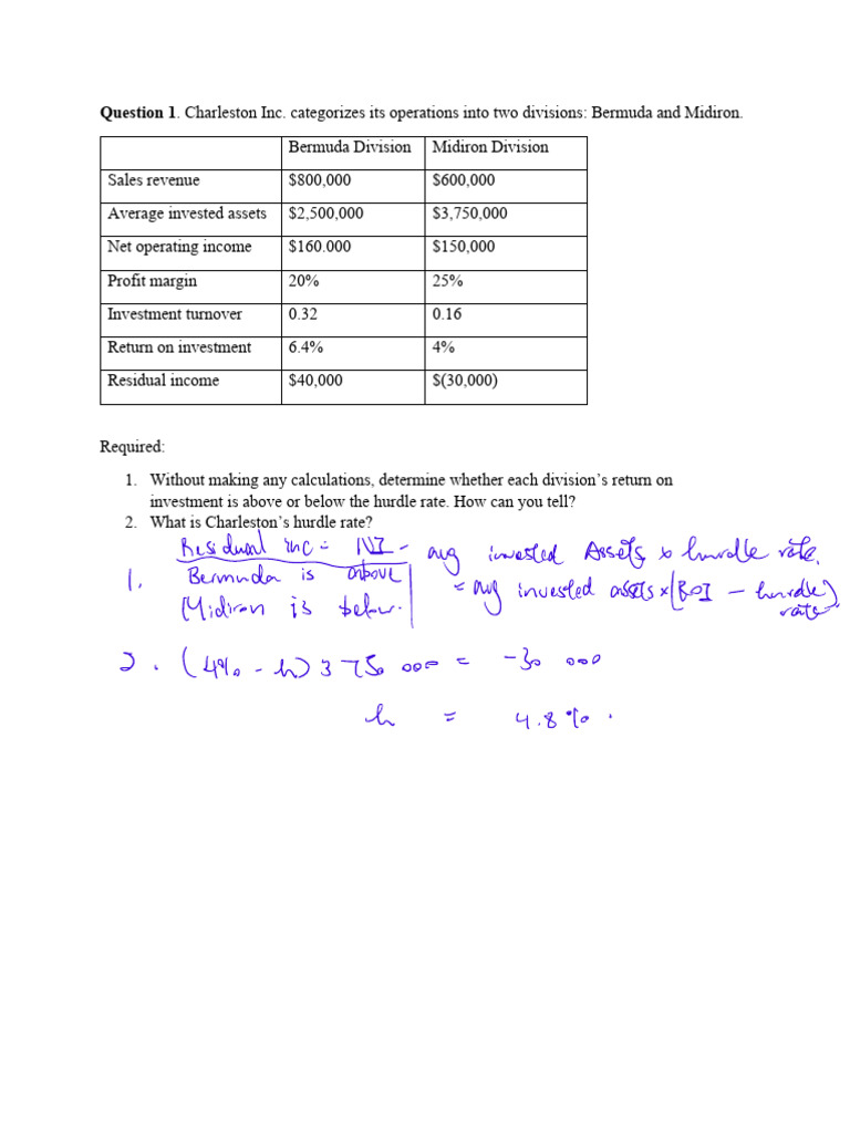 Exercises Chap10 | PDF | Revenue | Profit (Economics)