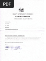 Mwito Statement Requisition Form | PDF