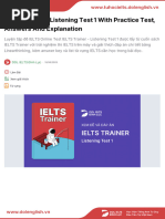 Cambridge IELTS 16 Listening Test 4 Guide | PDF | Kitchen Stove | Road