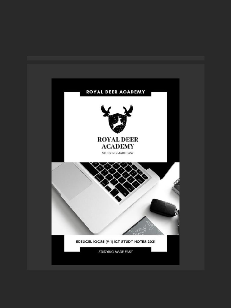 Igcse Edexcel Ict Revision Notes | PDF