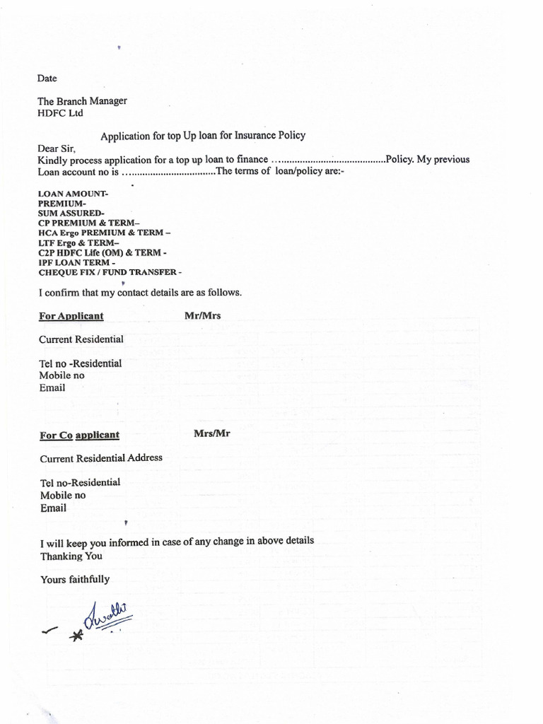 Insurance HDFC Signed | PDF