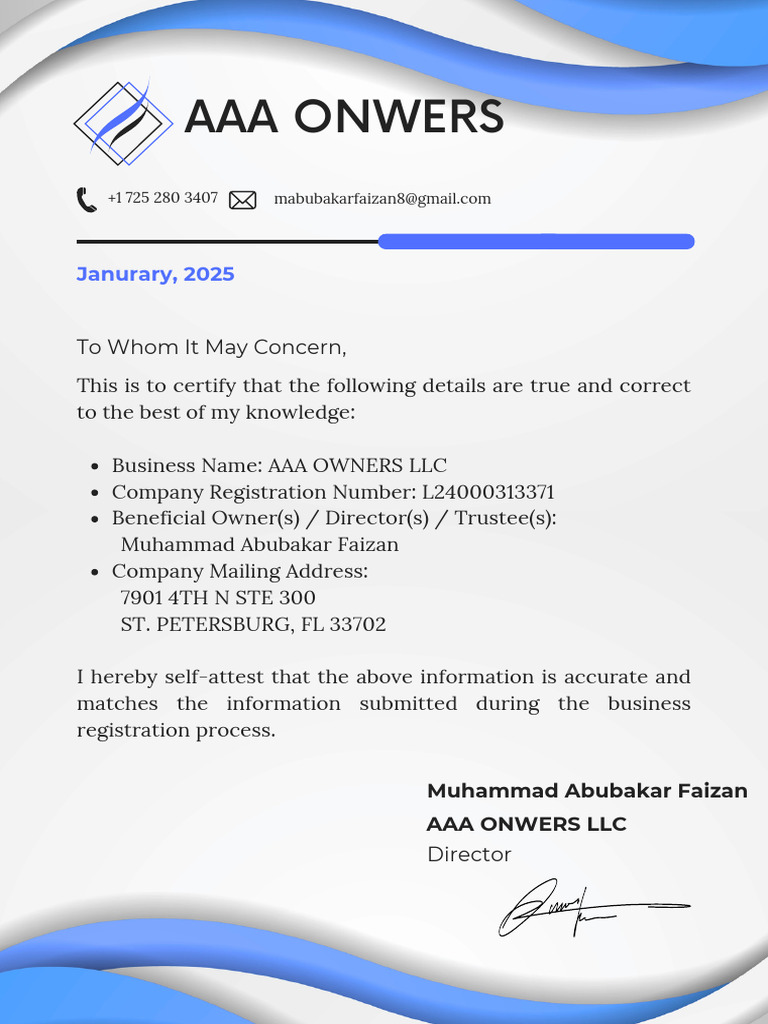 Self Attestation | PDF