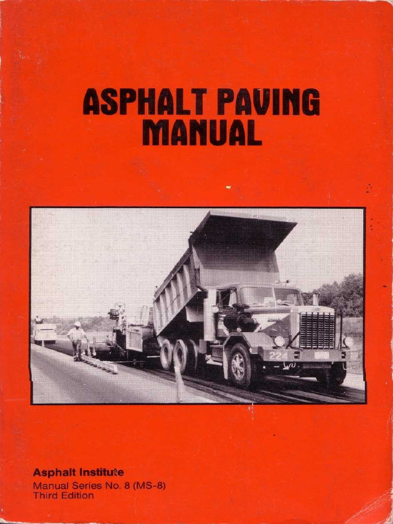 MS-8 Asphalt Paving Manual | PDF