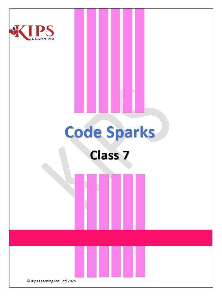 Code Sparks - Answer Key - Book 7 | PDF | Boolean Data Type | Cybercrime