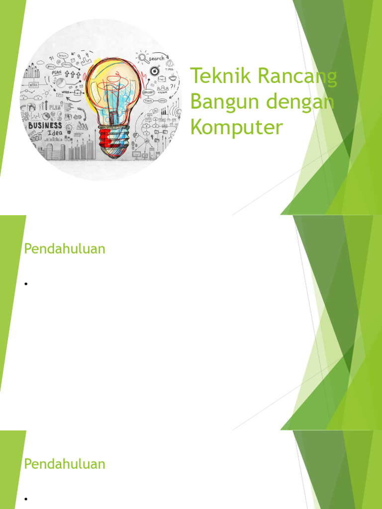Teknik Rancang Bangun Dengan Komputer | PDF