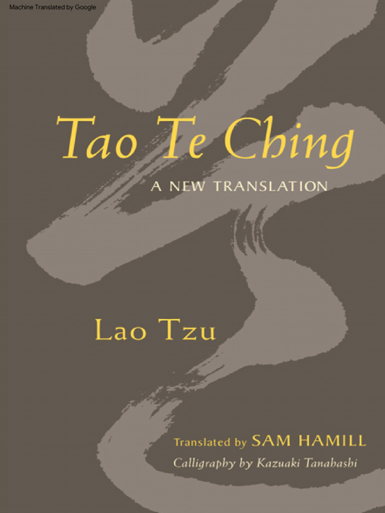 Nova Tradução do Tao Te Ching | PDF | Tao | Laozi