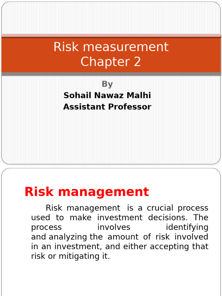ACFC316 Risk Measurement Risks in Fixed Income Credit Risk 158271 | PDF ...