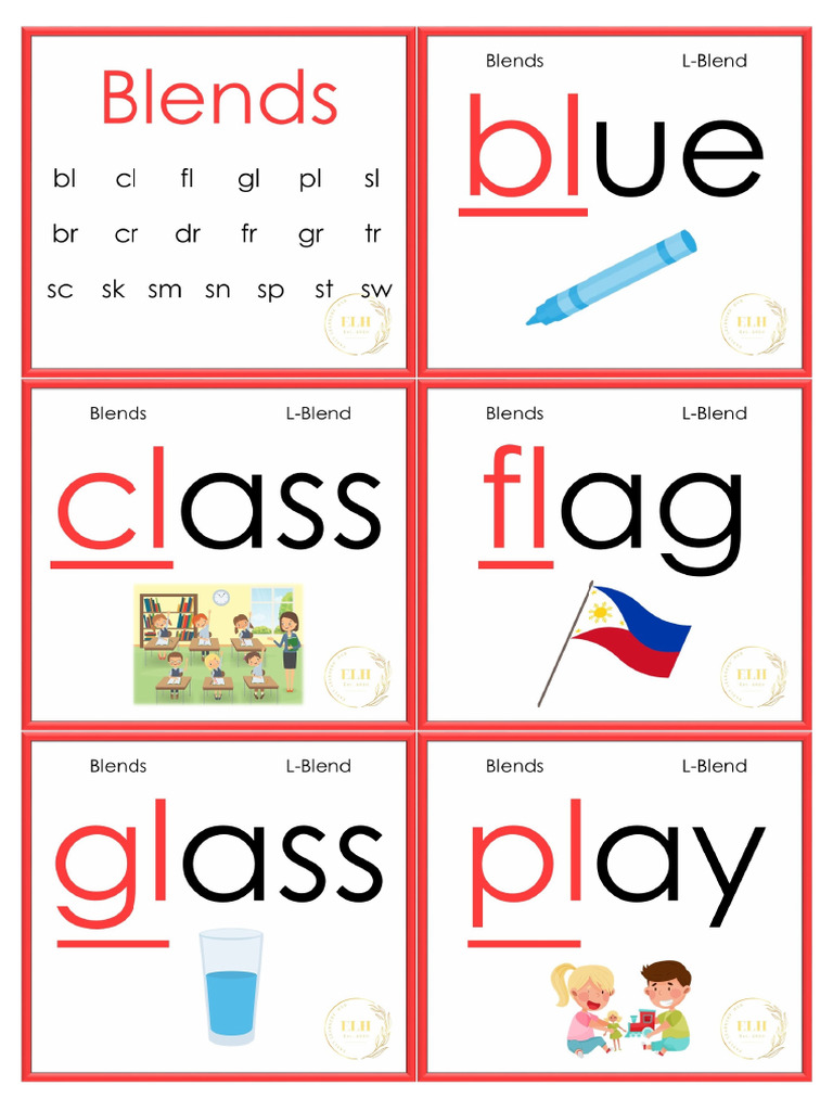 Blends Long Sound Digraphs | PDF