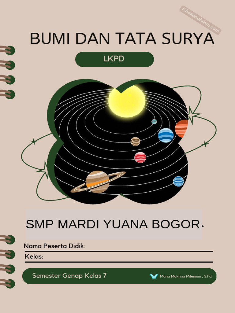 Kegiatan Belajar Tata Surya Kelas 7 | PDF