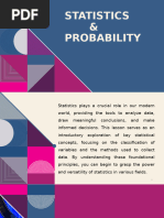 Chapter 1-Introduction To Statistics | PDF | Sampling (Statistics) | Statistics