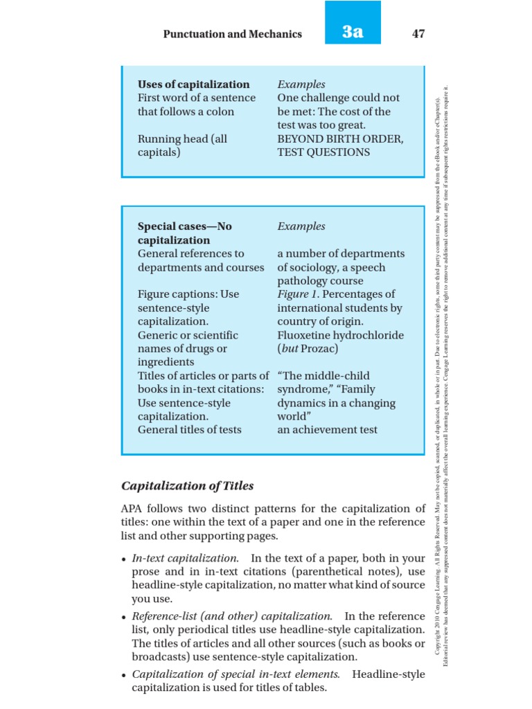 Examples: Uses of Capitalization | PDF | Citation | Chimpanzee