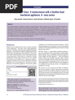 Forsus Appliance for Class II Correction | PDF | Orthodontics | Tooth