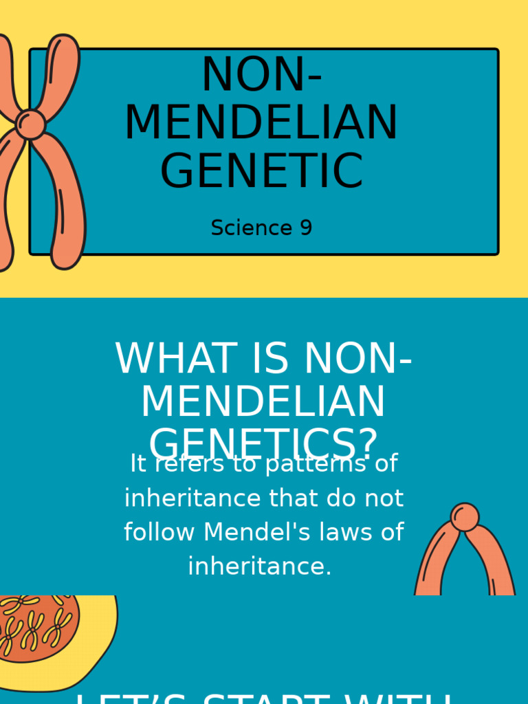 Non Mendelian GENETIC | PDF | Dominance (Genetics) | Allele