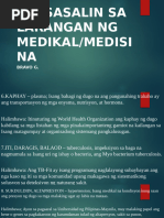 Medical Glossary-Tagalog PDF | PDF