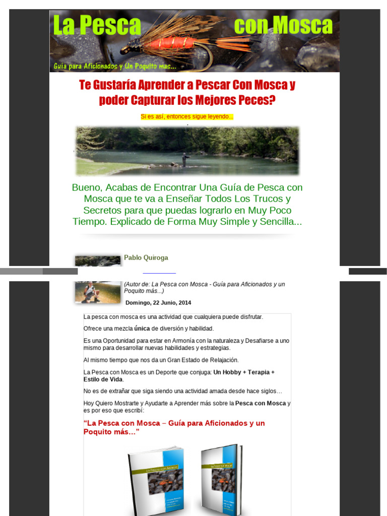 Guía Completa de Pesca con Mosca | PDF