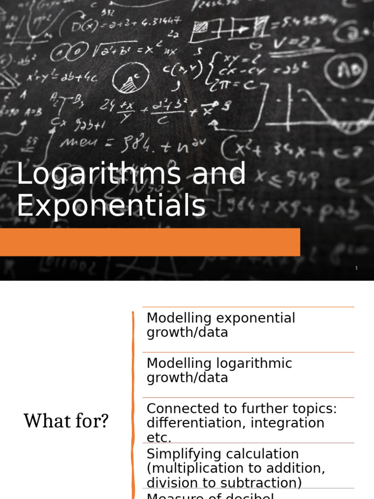 Logarithms and Exponentials | PDF | Logarithm | Exponential Function