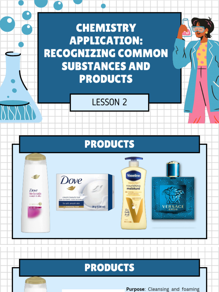 Lesson 2 - Recognizing Common Substances and Products | PDF | Surfactant | Bleach