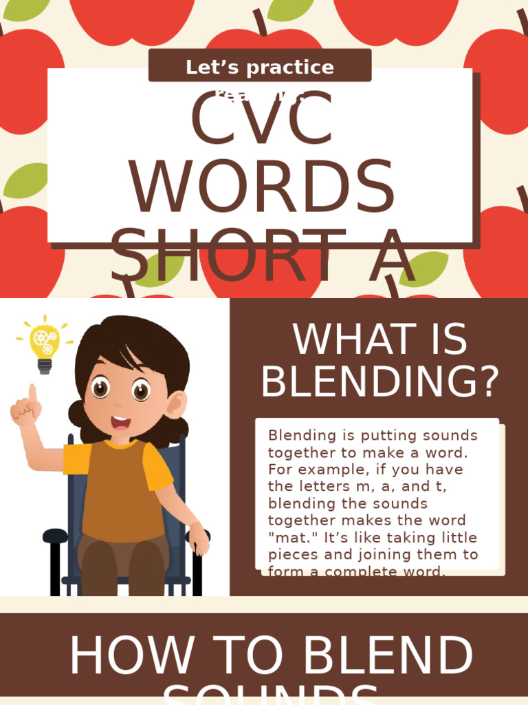 How to Blend Sounds for Reading | PDF