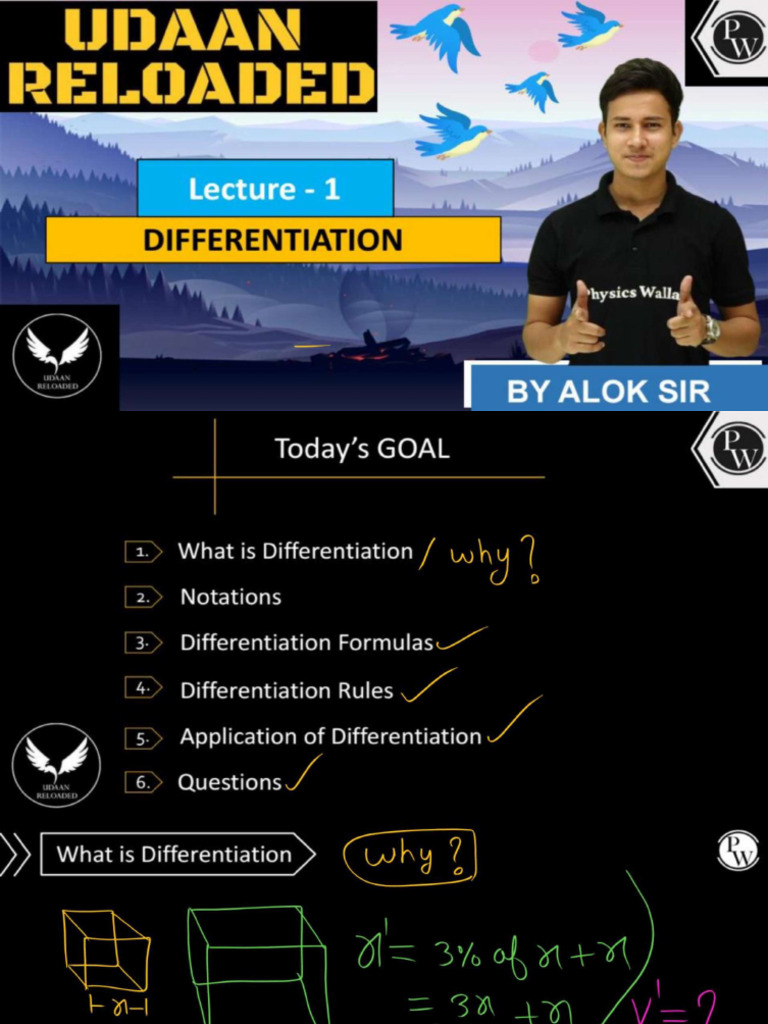 Ntse Physics 16 Basic Differentiation Classnotes Pdf 9121