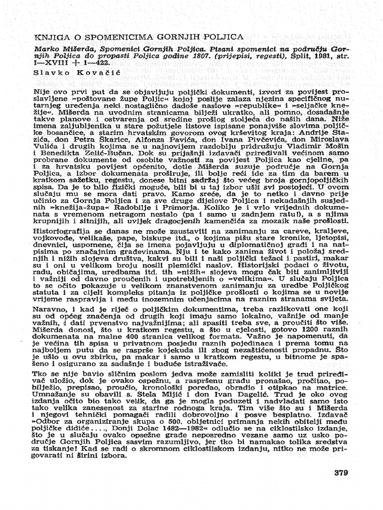 CUS1981 4 18 Kovacic Knji o Spom Gor Polj | PDF
