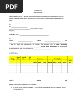 (MLH) .Land Application Form - Customary Land Rights | PDF | Social ...