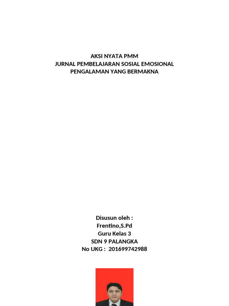 Aksi Nyata PMM PPG Frentino | PDF