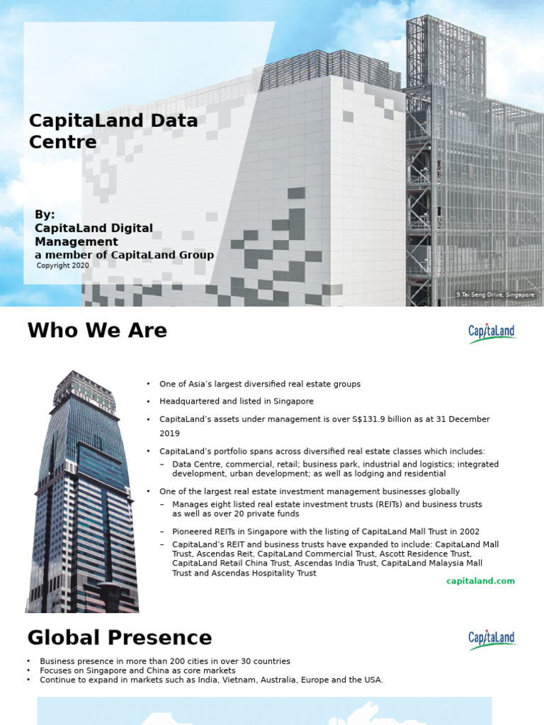 CapitaLand Data Centre Overview | PDF | Investing