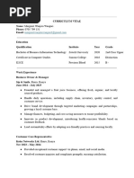 Water Bill Format Template Pdf