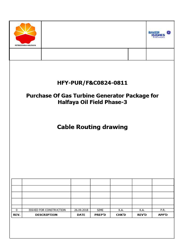 Cable Routing Drawing | PDF