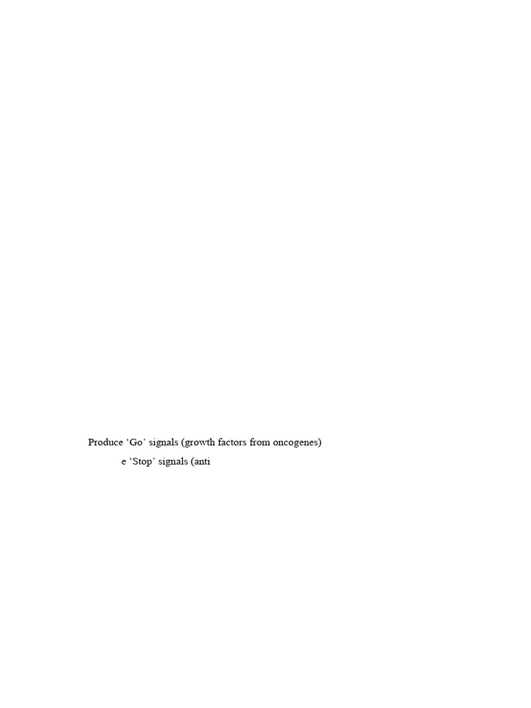 Cancer Biology Lecture 2 | PDF | Apoptosis | Bcl 2