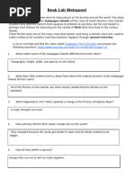 Beaks of Finches Lab Activity Guide | PDF | Ecological Niche | Birds