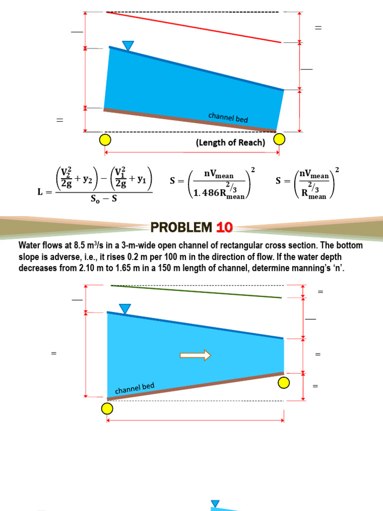 Calculate Manning's n in Open Channels | PDF | Continuum Mechanics ...